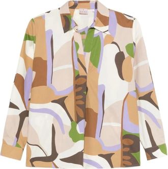 Marella Femme, Blouses et Chemises, Multicolore, Taille: 42 FR Chemises