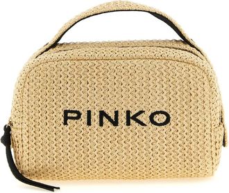 Pinko Pinko, Femme, Sacs, Beige, Taille: ONE Size Mini sac &agrave; poign&eacute;e sup&eacute;rieure