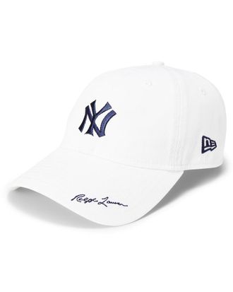 Ralph Lauren Cap aus Baumwolle mit New York Yankees-Stickerei in