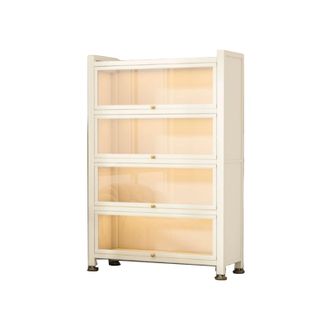 Generic K&uuml;chenschrank, aufrechter Stahlschrank, transparenter K&uuml;chenschrank, geeignet for Wohnzimmer und Arbeitszimmer(1490x500x320mm)