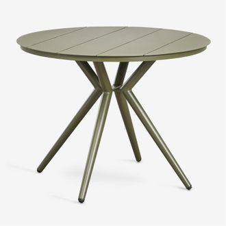 Sklum Table de jardin ronde en aluminium Valerie SKLUM Vert Olive Intense &Oslash;100 cm