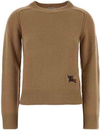Burberry Rundhalspullover - Braun