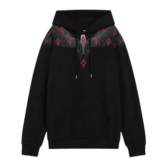 Marcelo Burlon Hoodie - - Sweatshirts & Hoodies - Herren - Schwarzk - M