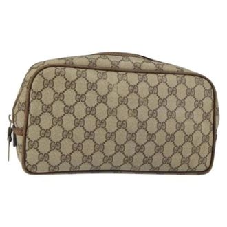 Gucci Pochette en plastique Pre-owned - Femme - Pre-owned - Beige - Taille: ONE Size