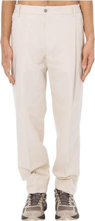 BRIGLIA 1949 Homme, Pantalons, Beige, Taille: S Pantalon Manhattan en Lin et Coton