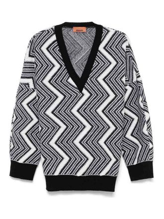 Missoni Pull Col Rond - Blanc