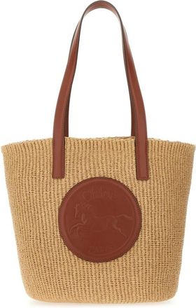Chlo&eacute; Femme, Sacs, Beige, Taille: ONE Size Horse Medal Tote Bag