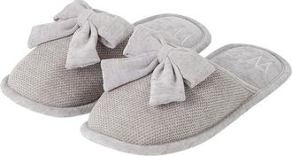 Women'secret Damen Zapatillas Abiertas Colección Daily Rose Zubehör, dunkelgrau, Medium