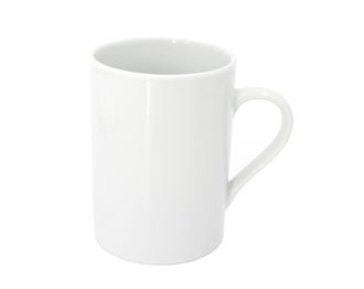Aro Kaffeebecher, Porzellan, 330 ml, wei&szlig;, Tasse f&uuml;r Kaffee, Milch, Tee & Kakao, Coffee Mug (290 ml)