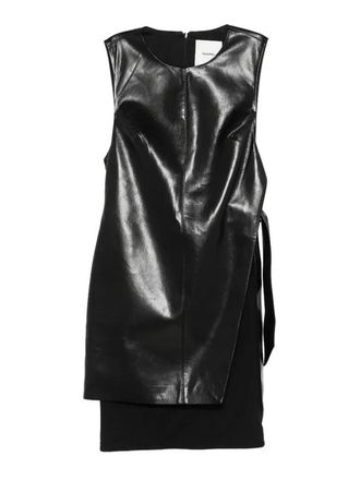 Nanushka Robe Au Genou - Noir