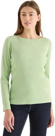 Cecil T-Shirt ray&eacute; &agrave; Manches Longues Bamboo Green XXL