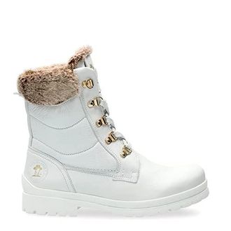 Panama Jack Bottes de combat Tuscani pour femme., Blanc., 40 EU
