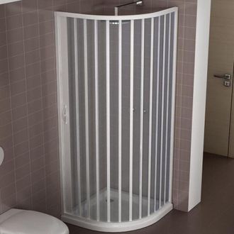 Pinto Box doccia Giove 80x80cm in pvc apertura semicircolare laterale