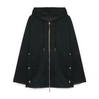 Fiorella Rubino Damen, Sweatshirts & Hoodies, Schwarzk, XLGr&ouml;&szlig;e