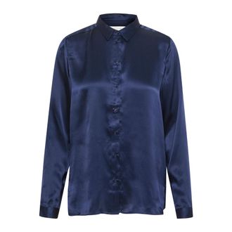 Inwear Midnight Magic Seidenshirt - - Blouses & Shirts - Damen - Blau - XS