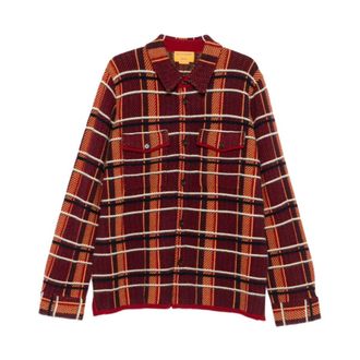 Guest In Residence Rotes kariertes Hemd mit Brusttaschen - - Jackets - Herren - Rot - L