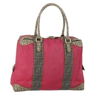 Fendi Sac &agrave; main en toile Pre-owned - Femme - Pre-owned - Rose - Taille: ONE Size