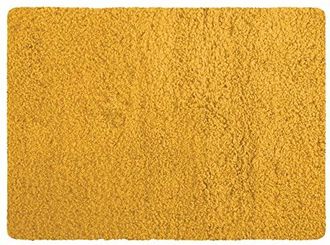 MSV Teppich aus Mikrofaser mit Sohle aus Latex, Safran