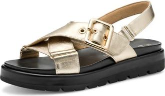 Marco Tozzi Femme Sandale 2-28408-44, Or, 41 EU