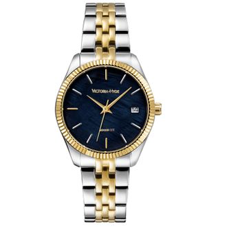 Victoria Hyde London VICTORIA HYDE Rose Mary Damenuhr mit schwarzem Zifferblatt