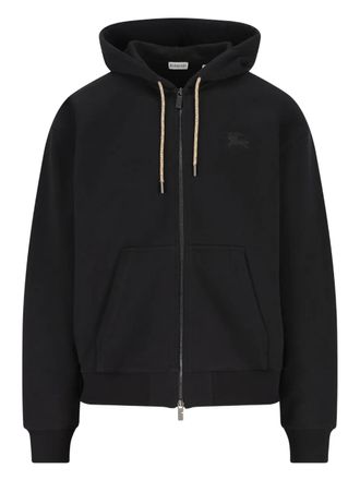 Burberry Hoodie mit kariertem Detail - Schwarz