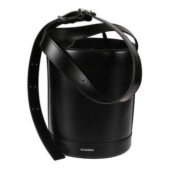 Jil Sander Cannolo Bucket - Femme - Sacs - Noir - Taille: ONE Size