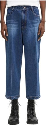 Ader Error Homme, Jeans, Bleu, Taille: L Jeans Coupe Large