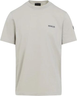 Moncler Homme, Tops, Gris, Taille: L SS T-Shirt