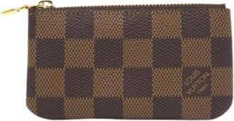 Louis Vuitton unisex, Pre-owned, Brun, Taille: ONE Size Portefeuille en Toile Pre-owned