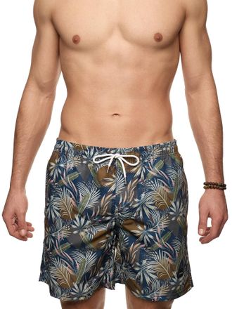 Indicode Herren INSandrino Badehose mit superweicher Innenhose | Badeshorts f&uuml;r M&auml;nner Navy, XXL