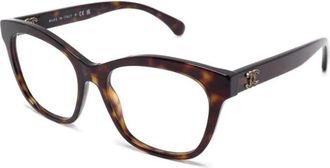 Chanel Quadratische Brille - - Accessories - Damen - Braun - 52 MM
