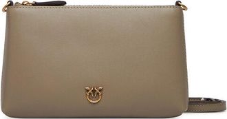 Pinko Handtasche Flat Horizontal Mini AI 25-26 104277 A0F1 Grau