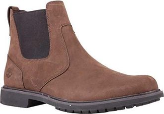 Timberland Stormbucks Pull-on, Bottes Chelsea Homme, Marron (Burnished Dark Brown Oiled), 45 EU