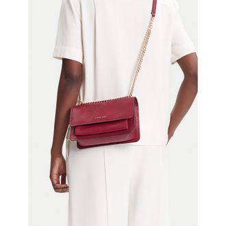 Michael Kors Handtasche MICHAEL Michael Kors Claire 30T4GC7L3T Dunkelrot