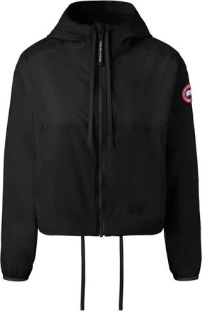 Canada Goose Femme, Vestes, Noir, Taille: 42 FR Veste Coupe-Vent Noire Style Court