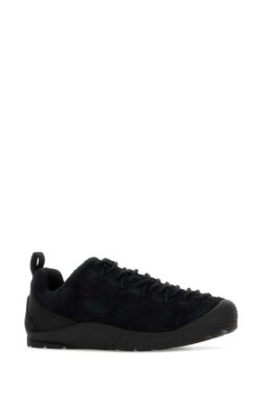 Keen Womens Black Suede Jasper Sneakers Blackblack