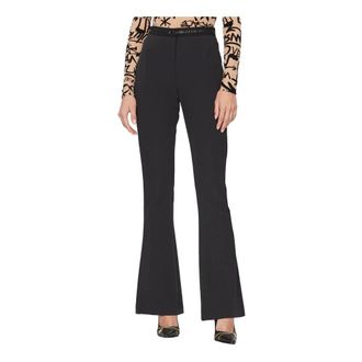 Versace Jeans Couture Pantalon large - Femme - Pantalons - Noir - Taille: 36 FR