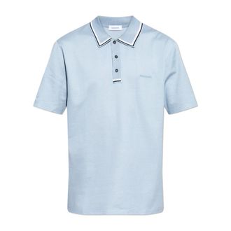 Ferragamo Homme, Tops, Bleu, Taille: XL Logo Polo