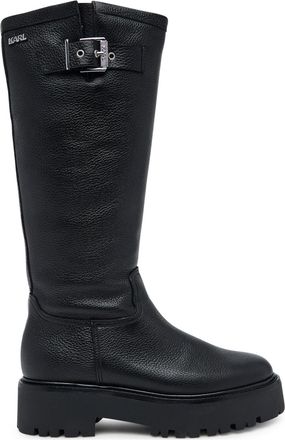 Karl Lagerfeld Stiefel KARL LAGERFELD Burly Biker KL43490W Schwarz