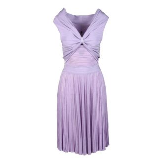 Antonino Valenti Elegantes Strickkleid - - Dresses - Damen - Lila - L