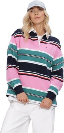 Tommy Jeans Damen, Oberteile, Mehrfarbig, LGr&ouml;&szlig;e