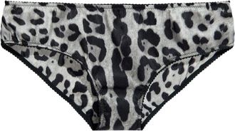 Dolce & Gabbana culotte à motif léopard - Gris