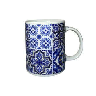 Generic Portugal Traditionelle Azulejos handbemalte Kaffeetassen aus Keramik, Teetasse inklusive Geschenkbox, portugiesische Keramik, sch&ouml;nes Geschenk aus Por