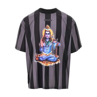 Awake NY T-Shirt mit Logo-Print - - Tops - Herren - Schwarzk - S