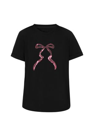 Faina T-Shirt Frauen Schwarz