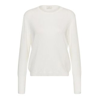 Kaffe Lizza Argyle Pullover - Femme - Pulls - Blanc - Taille: 36 FR