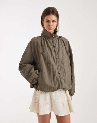 Asos Veste de surv&ecirc;tement oversize &agrave; ourlet boule - Champignon-Vert