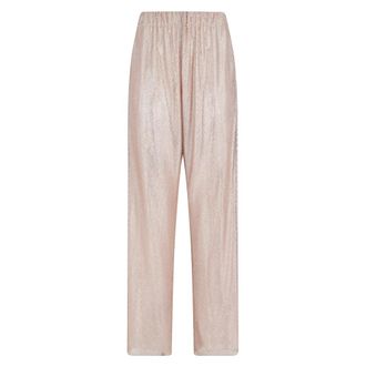 Alberta Ferretti Micro Rhinestone Pant - - Trousers - Damen - Rosa - S