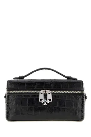 Tory Burch Charlie Vanity Top Handle Bag - Black