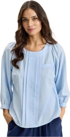 In Front IN Front, Femme, Blouses et Chemises, Bleu, Taille: 42 FR Blouses